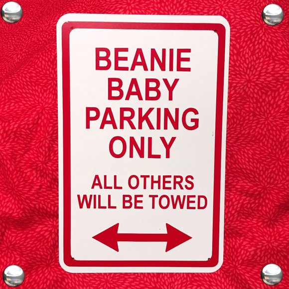 Ty | Other | Ty Beanie Baby Parking Only Sign | Poshmark